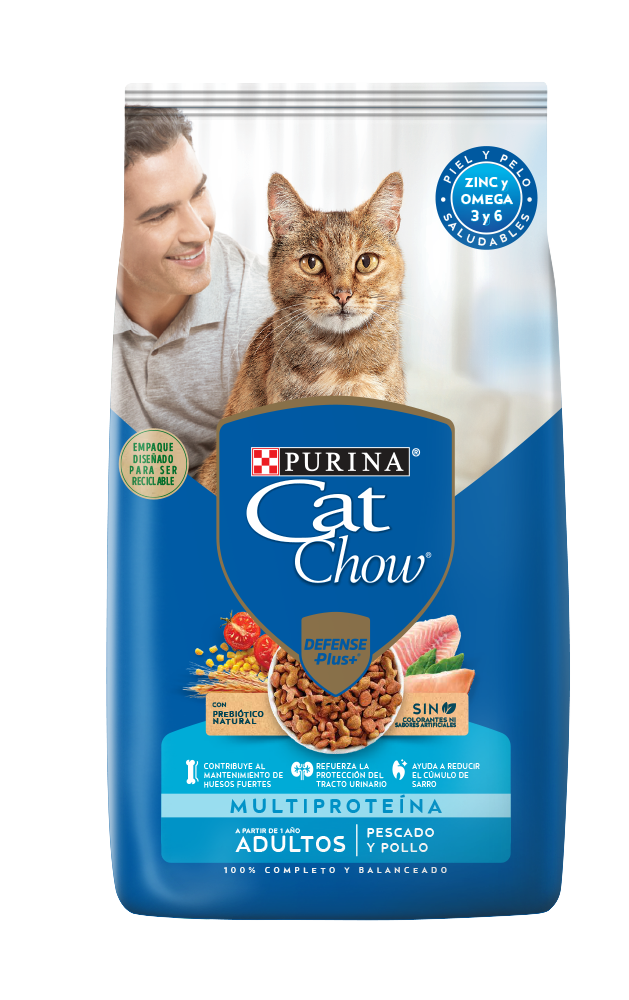 CAT CHOW ADULTOS SABOR PESCADO Y POLLO – Mi Purina